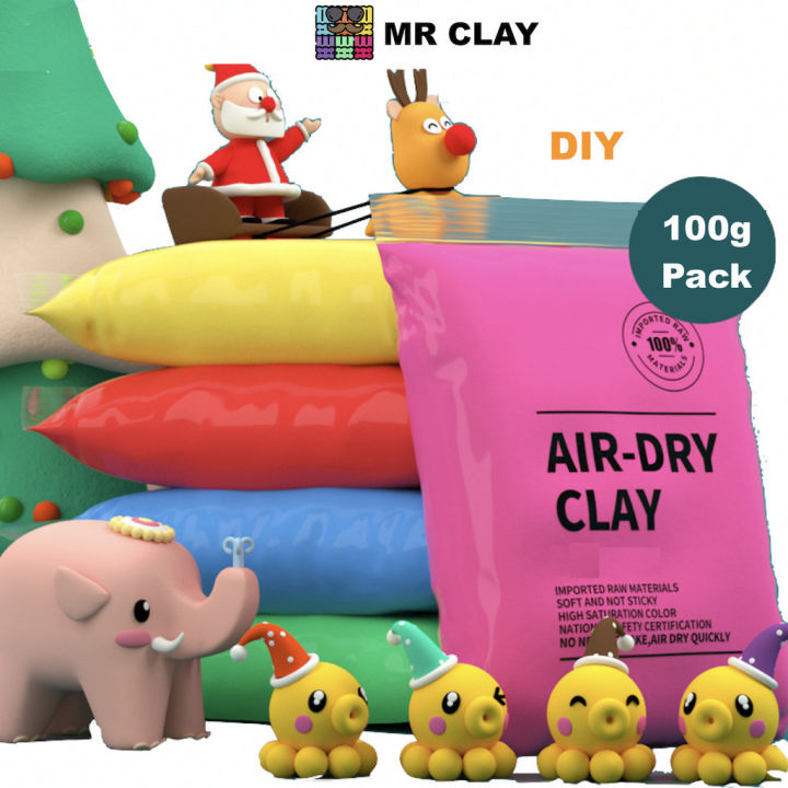 100g Air Dry Clay 75g Super Light Clay Modelling DIY Art Craft ...