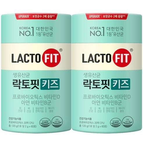 LACTO-FIT KIDS Probiotics 120g, 2g x 60s, 2 BOX / lactofit core 乳酸菌 益生菌 ...