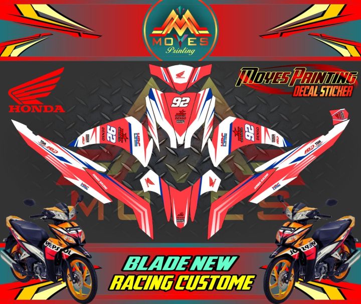 decal blade decal stiker motor blade new decal full body blade decal ...