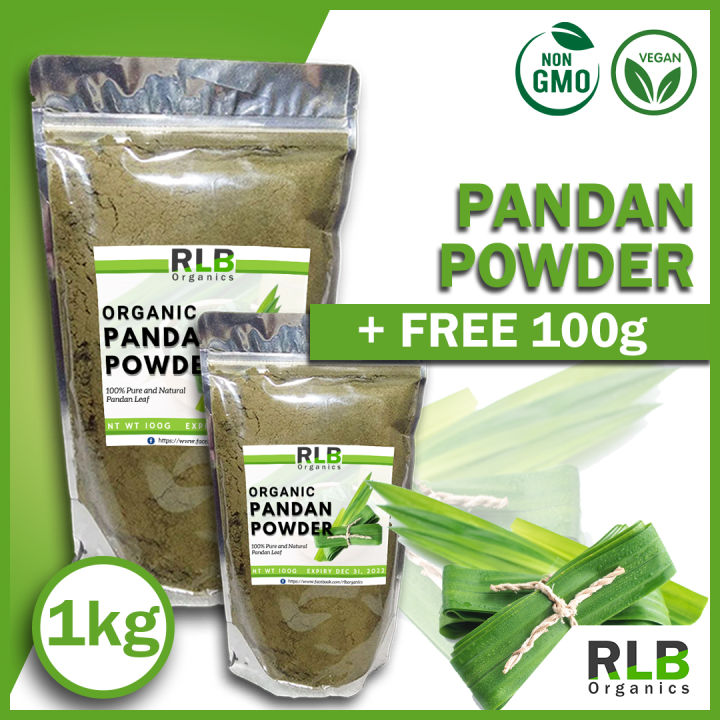 1 Kilogram + FREE 100 grams Pure Organic Natural Pandan Powder ...