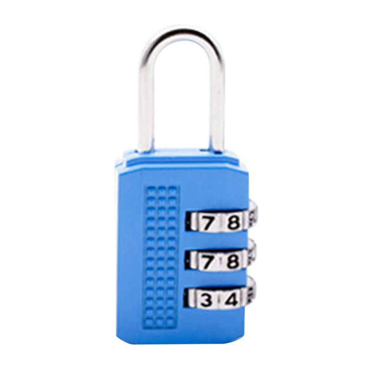 Bhece Nice 3 Digit Dial Combination Code Number Lock Padlock For ...