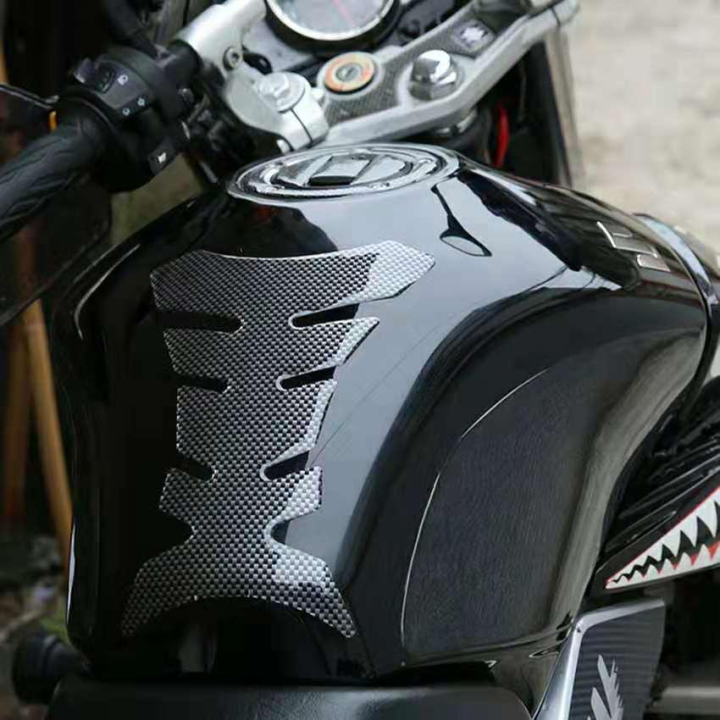 cod Fishbone Carbon Fiber oil Tank Pad sticker universal | Lazada PH