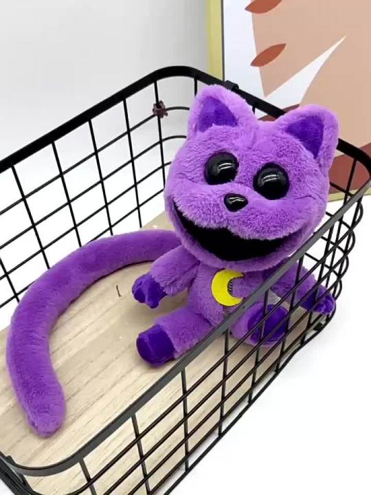 New smiling critters Horror Animal Series Purple Cat Doll Blue Elephant ...