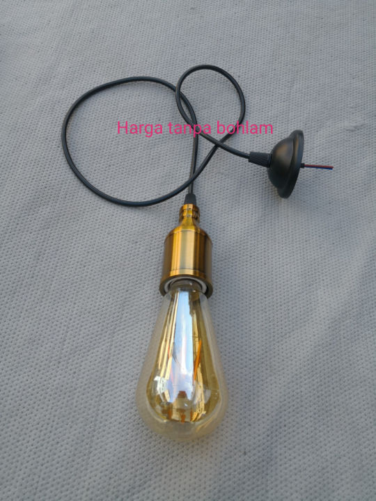 Fiting Lampu Gantung botol gold komplitan | Lazada Indonesia