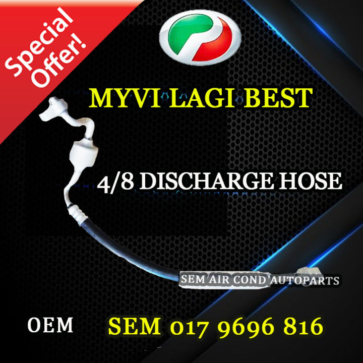 PERODUA MYVI LAGI BEST OEM 4/8 DISCHARGE HOSE (CAR AIR COND SYSTEM ...