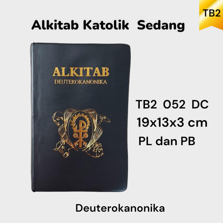 Alkitab Katolik Sedang Terjemahan Baru 2023 Deuterokanonika Revisi 2 TB ...