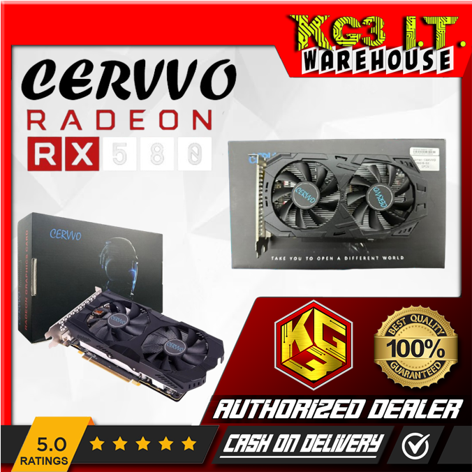 Cervvo AMD Radeon RX580 8Gb DDR5 Graphics GPU Video Card | Lazada PH