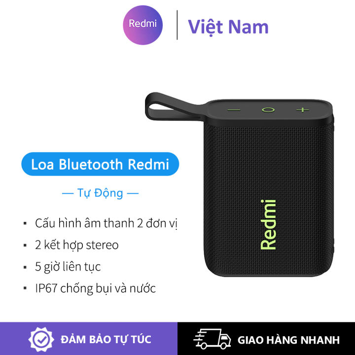 Loa Redmi có thể sạc lại Bluetooth 5.3 Chống bụi không thấm nước P67 ...