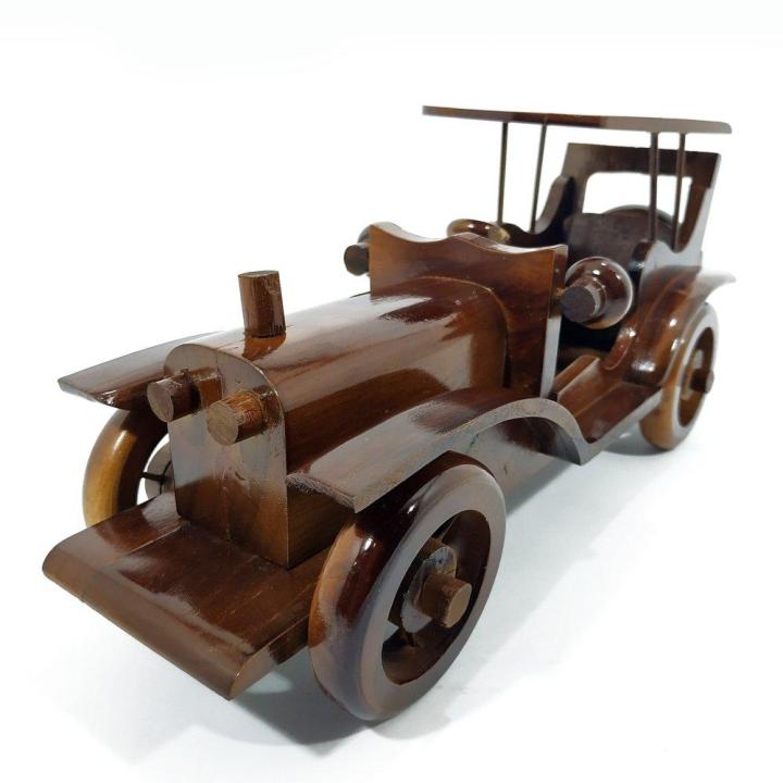 Kerajinan Kayu Miniatur Mobil Duesenberg Model Kuno Jadul | Lazada ...