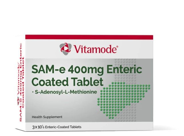 VITAMODE SAM-e 400MG EC TABLET 30S [EXP:03/2026] | Lazada
