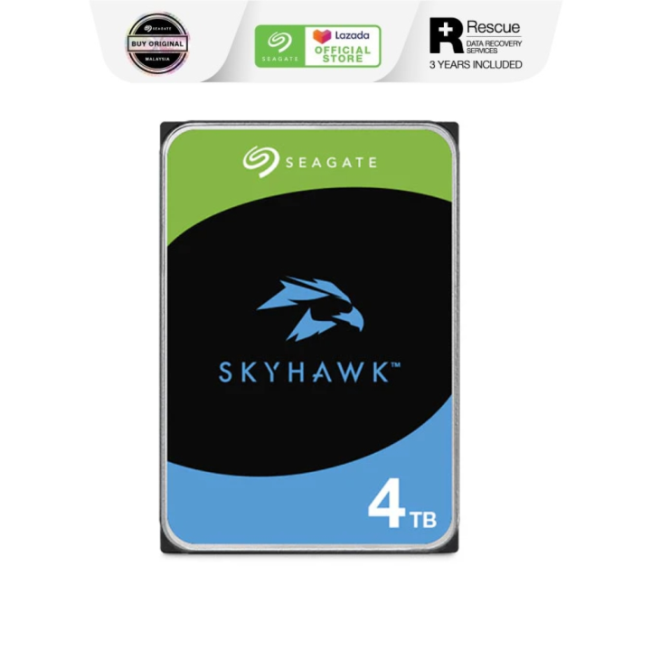 Seagate ST4000VX016 4TB SkyHawk 5400RPM 3.5 SATA 6Gb/s Hard Disk Drive ...