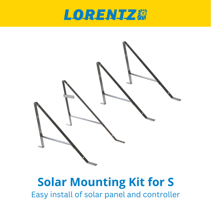 LORENTZ S1 Solar mounting kit for 2 pcs. OPES 100 Wp solar panels ...