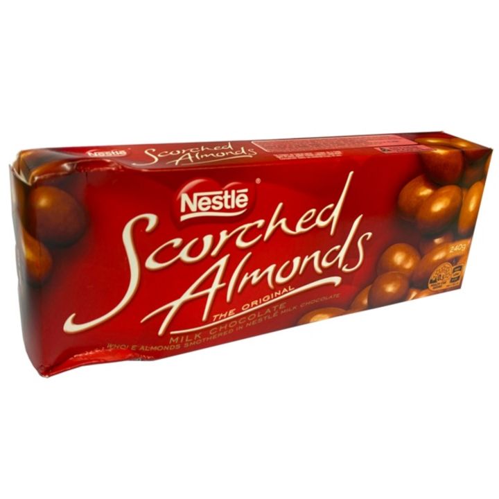 Nestle Scorched Almonds Milk Chocolate, 240g | Lazada