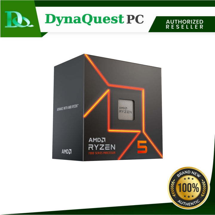 AMD Ryzen 5 7600 (AM5) Processor 3.80-5.10GHZ 6-Core 12-Threads Boxed ...
