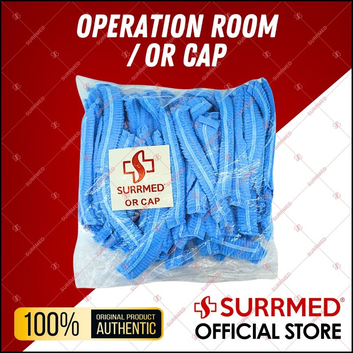 SURRMED Operating Room Cap | Hygienic Surgical Headwear (100 pcs ...