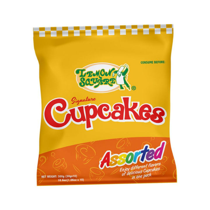Lemon Square Signature Cupcakes Assorted 10s x 30g | Lazada PH