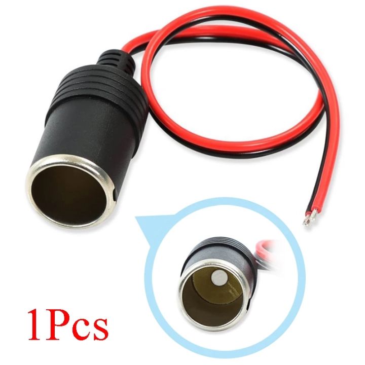 【CCWOLF】Universal Wired Female Socket Car Charger Plug Connector ...