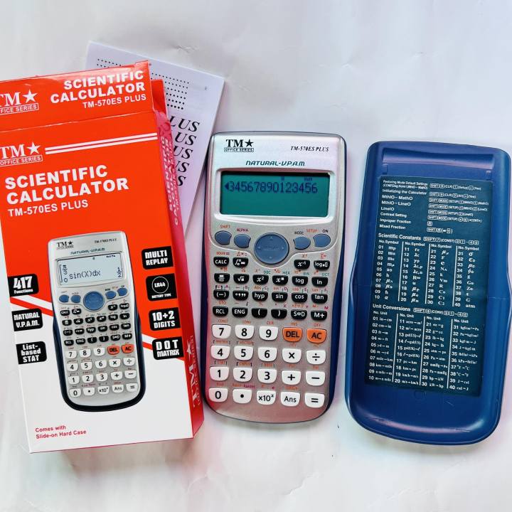 TM OFFICE SERIES SCIENTIFIC CALCULATOR 417 Functions 10+2 DIGITS MULTI ...