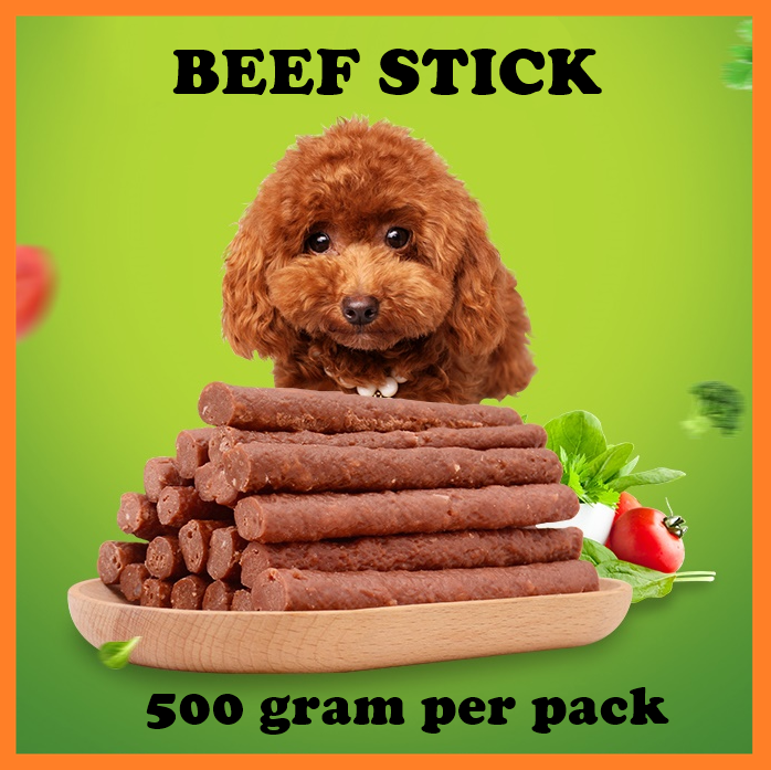 HEALTHY PET SNACKS BEEF STICKS 宠物狗狗零食 500g | Lazada