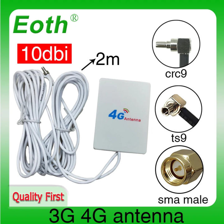 Eoth 3G 4G lte antenna 10dbi CRC9 Connector Plug antenne router ...