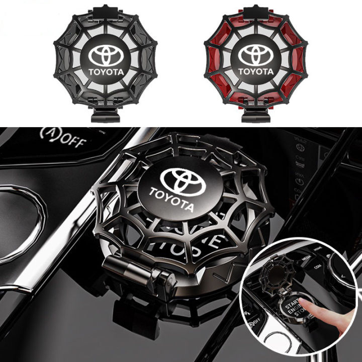 Toyota Car Engine Ignition Start Stop Push Button Cover spider ...