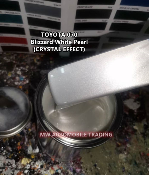 TOYOTA 2K CAR PAINT - TOYOTA 070*Blizzard White Pearl / BASE / CRYSTAL ...