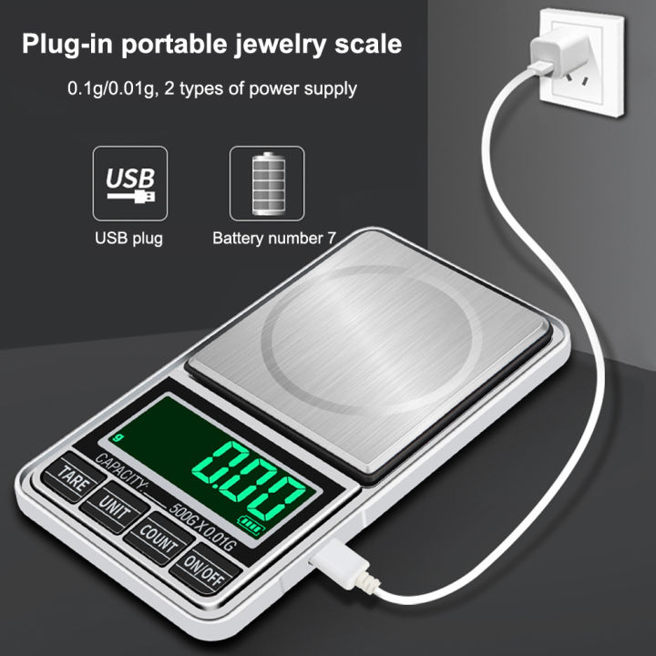 Yieryi Digital Pocket Scales Gram Kitchen Mini Portable Lab Jewelry ...