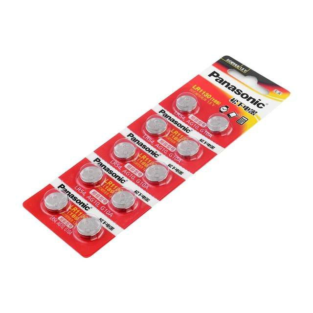ถ่าน Panasonic LR1130 (189, AG10, LR54) 1.5V Alkaline Battery แพคเกทฮ่องกง | Lazada.co.th