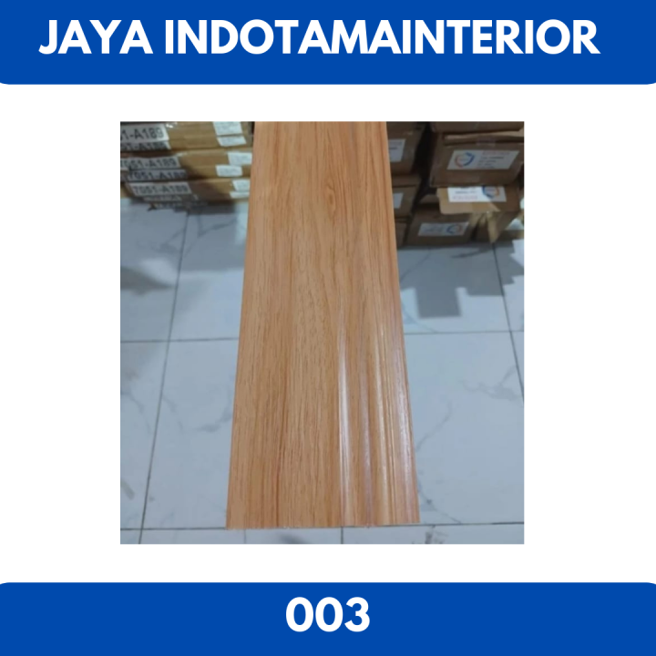 Lis Plint Lantai Plank PVC Panjang 395 cm Harga Per Batang - 003 ...