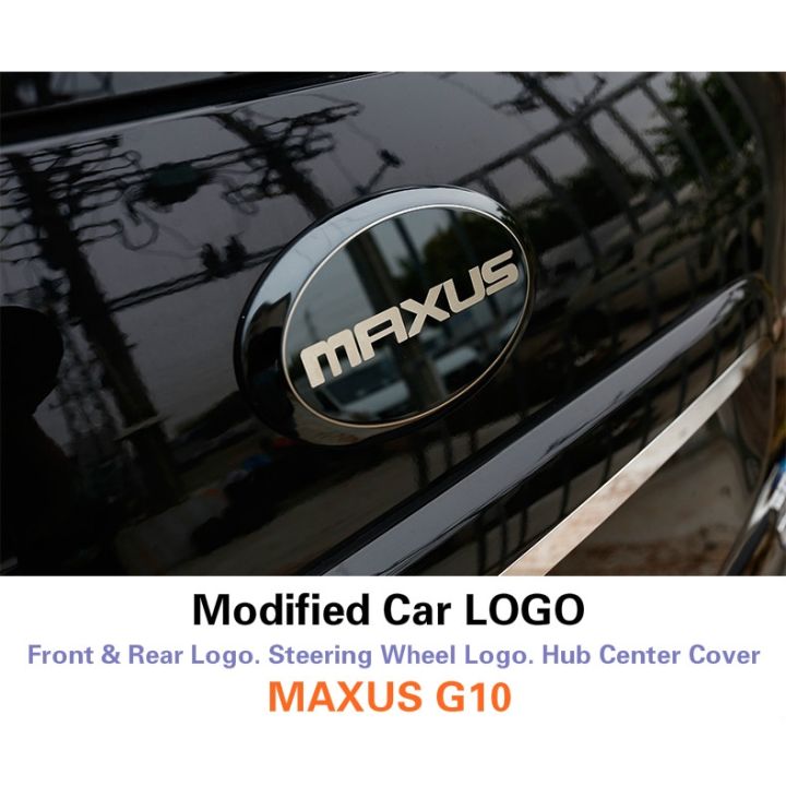ZR For MAXUS G10 Front and Rear Logo Steering Wheel Logo Hub Center ...