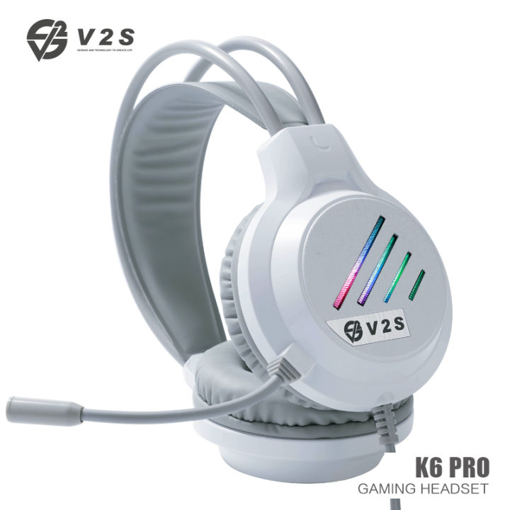 V2S K6PRO 5.1 Proffessional Noise Cancellation Gaming Headphones with ...