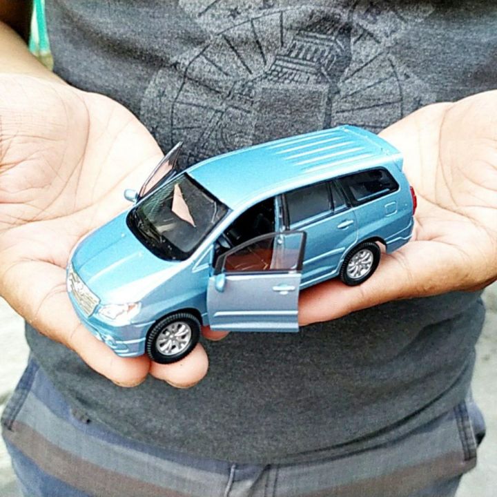 Diecast Miniatur Mainan Mobil Toyota Kijang Innova G Luxury – Biru ...
