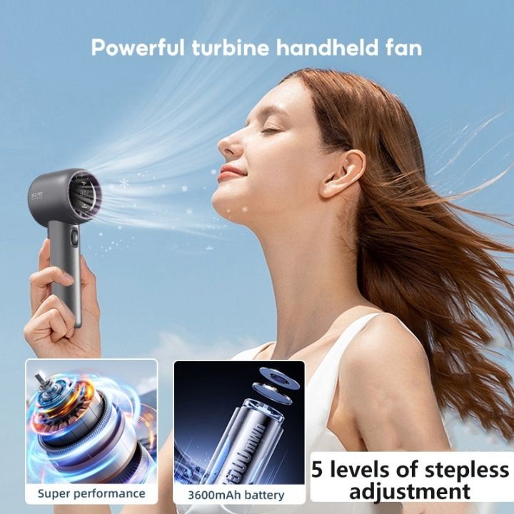 Handheld Turbo Mini Portable Fan Variable Speed High Speed Outdoor ...