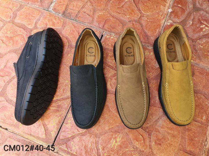 CM012รองเท้าหนัง ลำลองผู้ชายสไตล์วินเทจมี3สีไซส์40-45 | Lazada.co.th