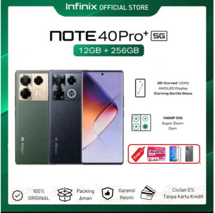 Infinix Note 40 Pro Plus 5G 12/256GB - Up to 24GB Extended RAM - NFC ...