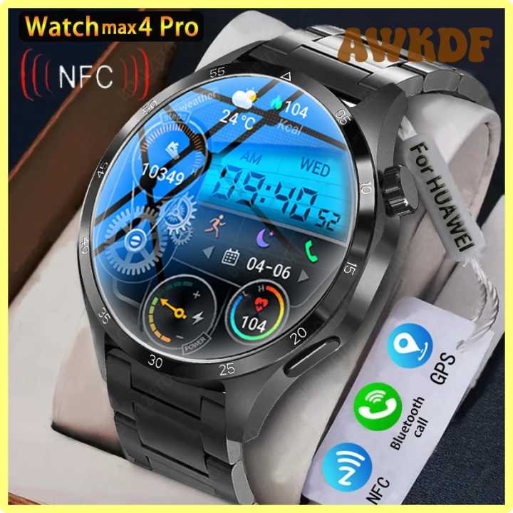 นาฬิกาข้อมือสำหรับ Huawei GT4 Plus นาฬิกาข้อมือสำหรับผู้ชายสมาร์ทวอท์ช4 ...