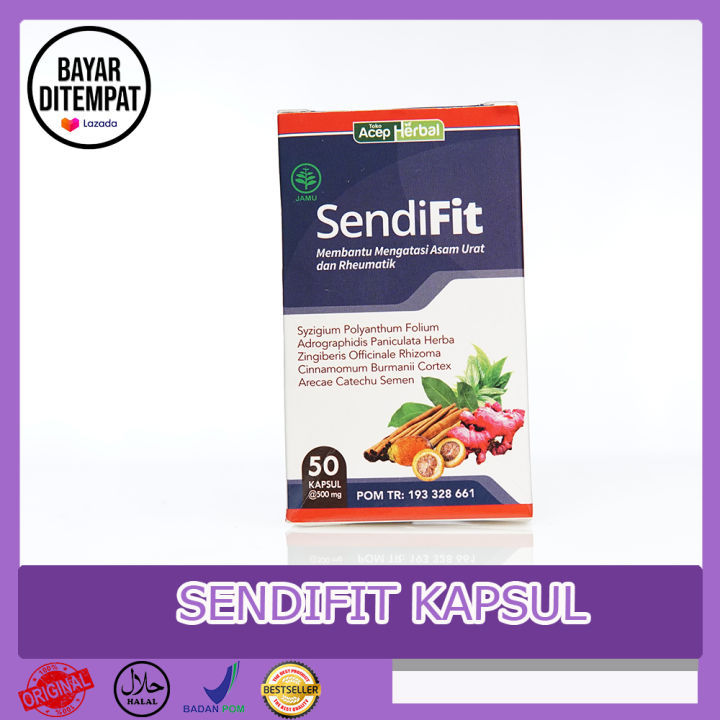 Sendifit Kapsul - Obat Asam Urat Alami Rematik Nyeri Sendi Nyeri Otot ...