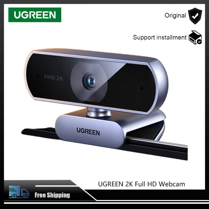 Ugreen 2K Full HD Webcam camera with 4 megapixel microphone Adjustable ...
