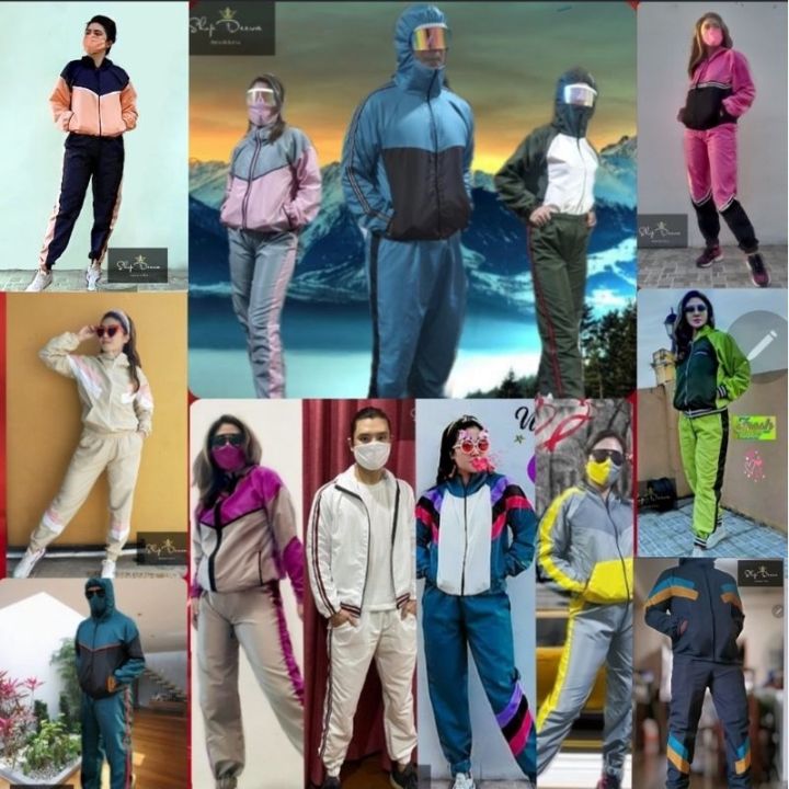 Queena Dress PPe Jacket Pants terno ( Windbreaker 3 Tone) | Lazada PH