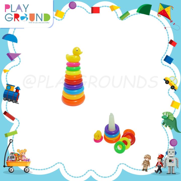 Playground สื่อการเรียนรู้ เป็ดโยนห่วงกลางเสริมพัฒนาการ 12 ชั้น Duck ...