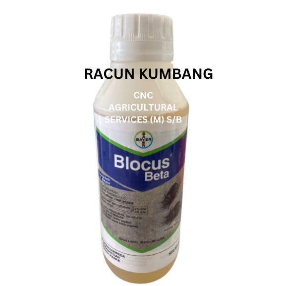 1L Blocus Beta Bayer Beta-Cyfluthrin 2.7% Racun Kumbang Serangga Kelapa ...