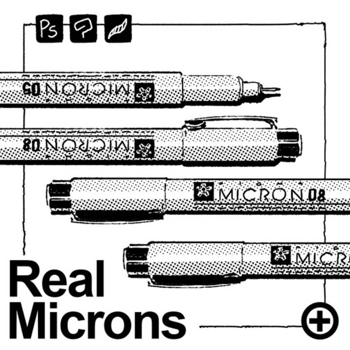 【T274】Real Microns ProcreatePhotoshopClip Studio | Lazada.co.th