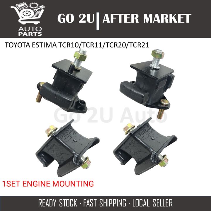 TOYOTA ESTIMA ENGINE MOUNTING 1 SET 4PCS -TOYOTA ESTIMA TCR10/TCR11 ...