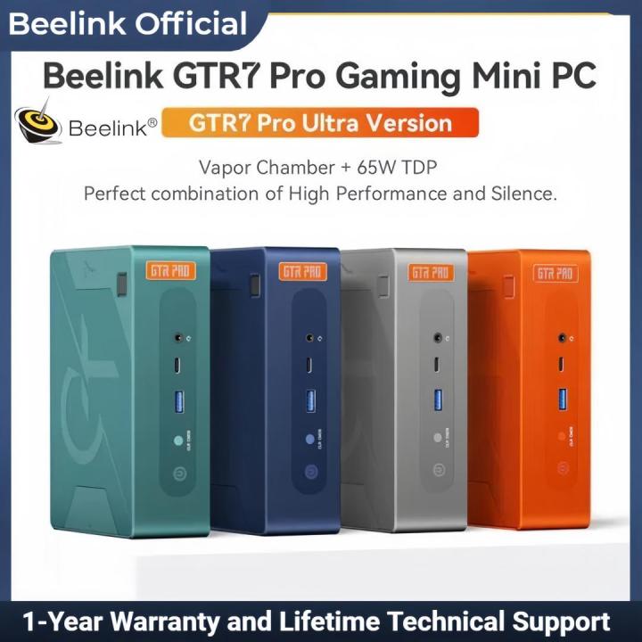 Beelink Mini PC GTR7 PRO 7940HS Mini PC 65W TDP AMD Ryzen™ 9 7940HS ...