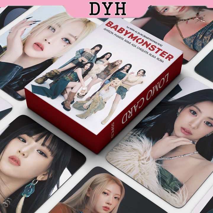 55pcs/box BABYMONSTER Photocards BABYMONS7ER Stuck In The Middle BATTER ...