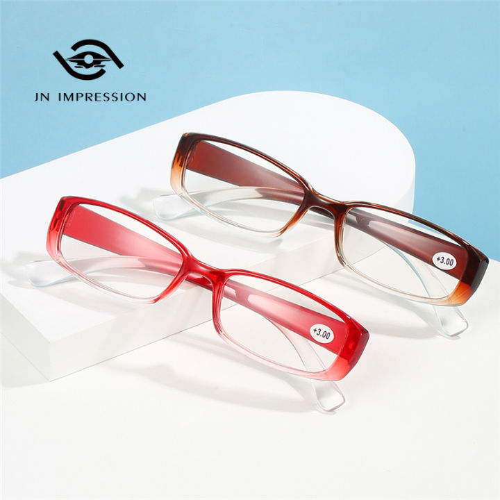 JN IMPRESSION New Progressive Transparent Square Frame Plastic Dental ...