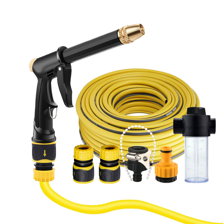 The Key-Garden hose/10-35 M PVC water pipe/Foam kettle/Adjustable water ...