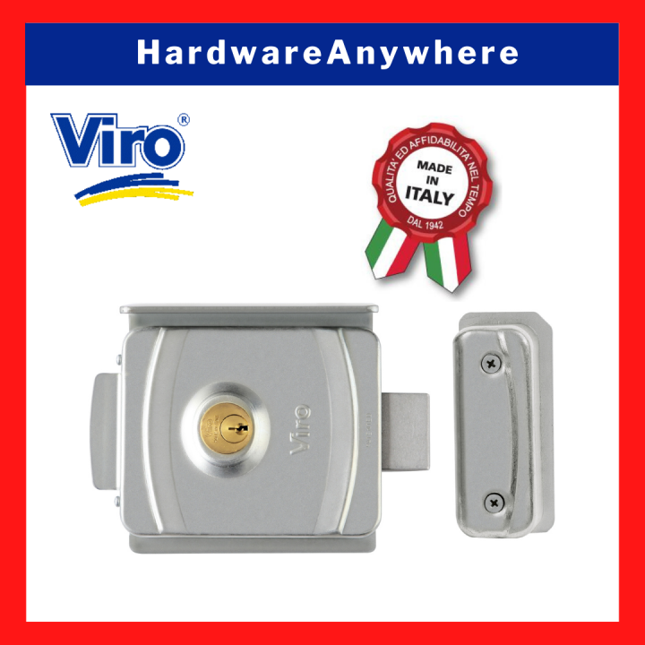 VIRO Electric Lock V9083 - Rotating Deadbolt Double Function - Adjustable backset from 50 to ...