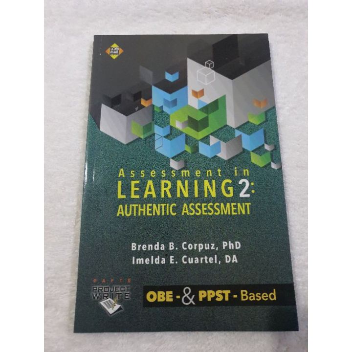 Assessment in Learning 2: Authentic Assessment By Corpuz | Lazada PH
