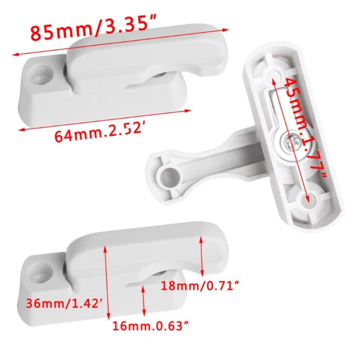 Plastic Upvc Child Safe Security Window Door Sash Lock Handle Safety ...